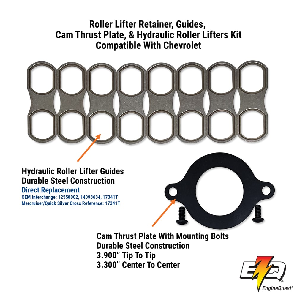 Chevrolet 305 / 350 91-02 Includes Roller Lifter Retainer, Guides, Cam ...